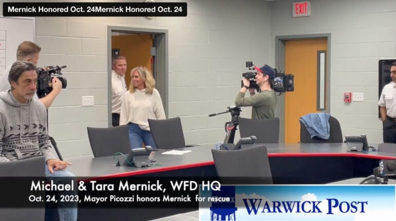 WFD Deputy Chief Mernick Honored For Off-Duty Rescue - WarwickPost.com